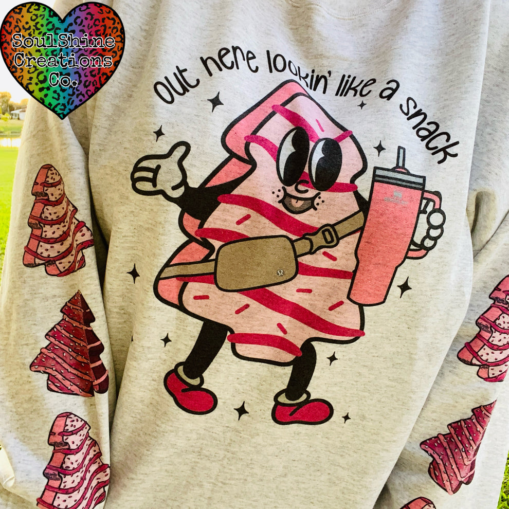 Out here lookin’ like a Snack Bougie Pink Christmas Sweater – Soulshine ...